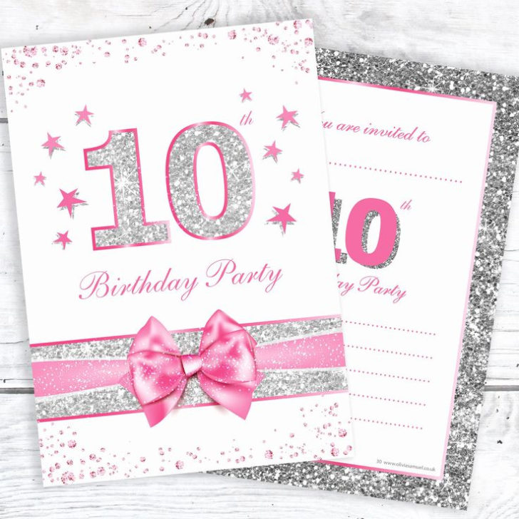 10th Birthday Party Invitation Inspirational 10th Birthday Party ...